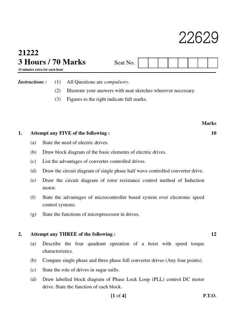 2022 Summer Question Paper (Msbte Study Resources) | PDF | Electric Motor | Power (Physics)