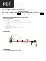 As and A Level Physics Core Practical 5 Young Modulus (Student Teacher ...