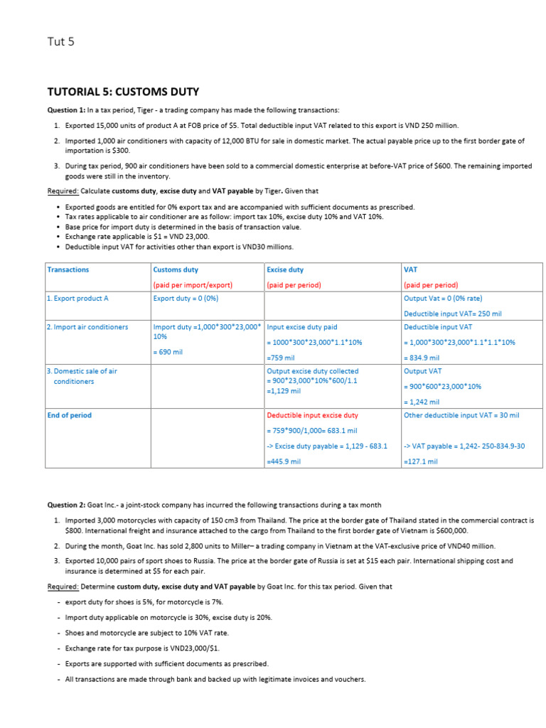 Tutorial 5 Answer Pdf