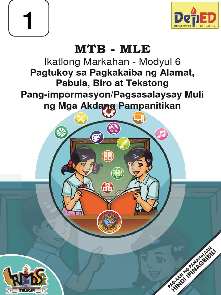 MTB - Mle: Ikatlong Markahan - Modyul 6 | PDF