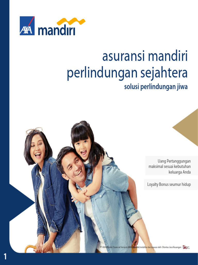 E-BROSUR - Asuransi Mandiri Perlindungan Sejahtera - N - 31072019 | PDF