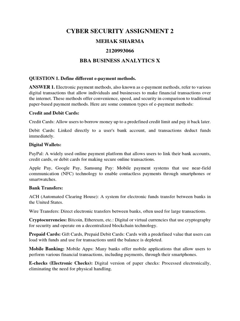 Cyber Security Assignment 2 | PDF | Cybercrime | Digital Marketing