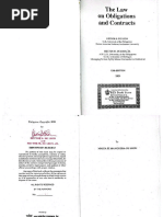 Law On Obligations and Contracts by Hector de Leon | PDF