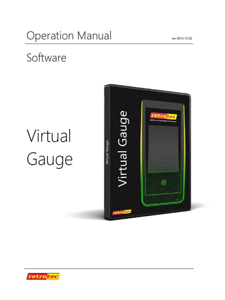 Retrotec Virtual Gauge Manual | PDF | Installation (Computer Programs ...