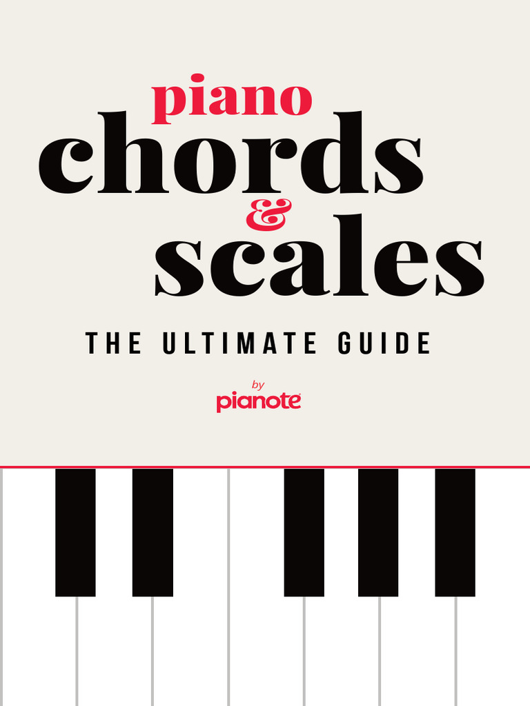 Piano Chords Scales Centered Full | PDF | Minor Scale | Scale (Music)