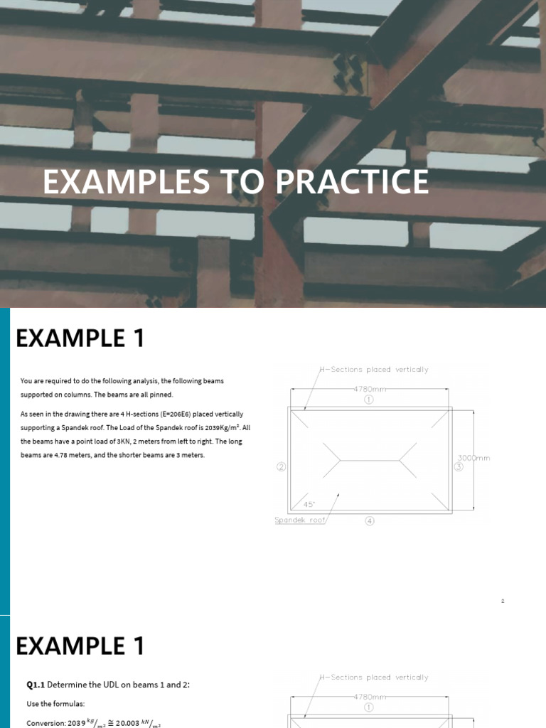 Design of Structures I - Unit 1 - Examples - 1 | PDF | Young's Modulus ...
