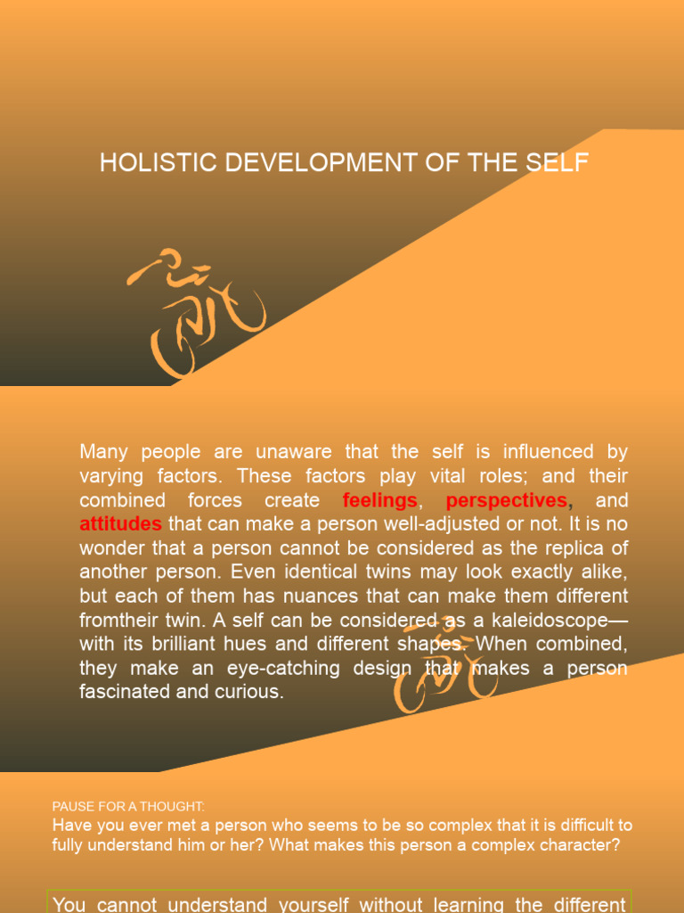 Holistic Development of The Self - PPTX - pd-w3 | PDF | Cognition ...
