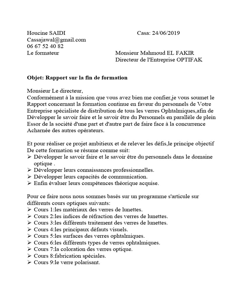 RAPPORT | PDF