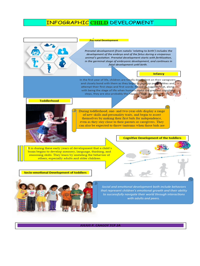 Infographic Child Development | PDF | Prenatal Development ...