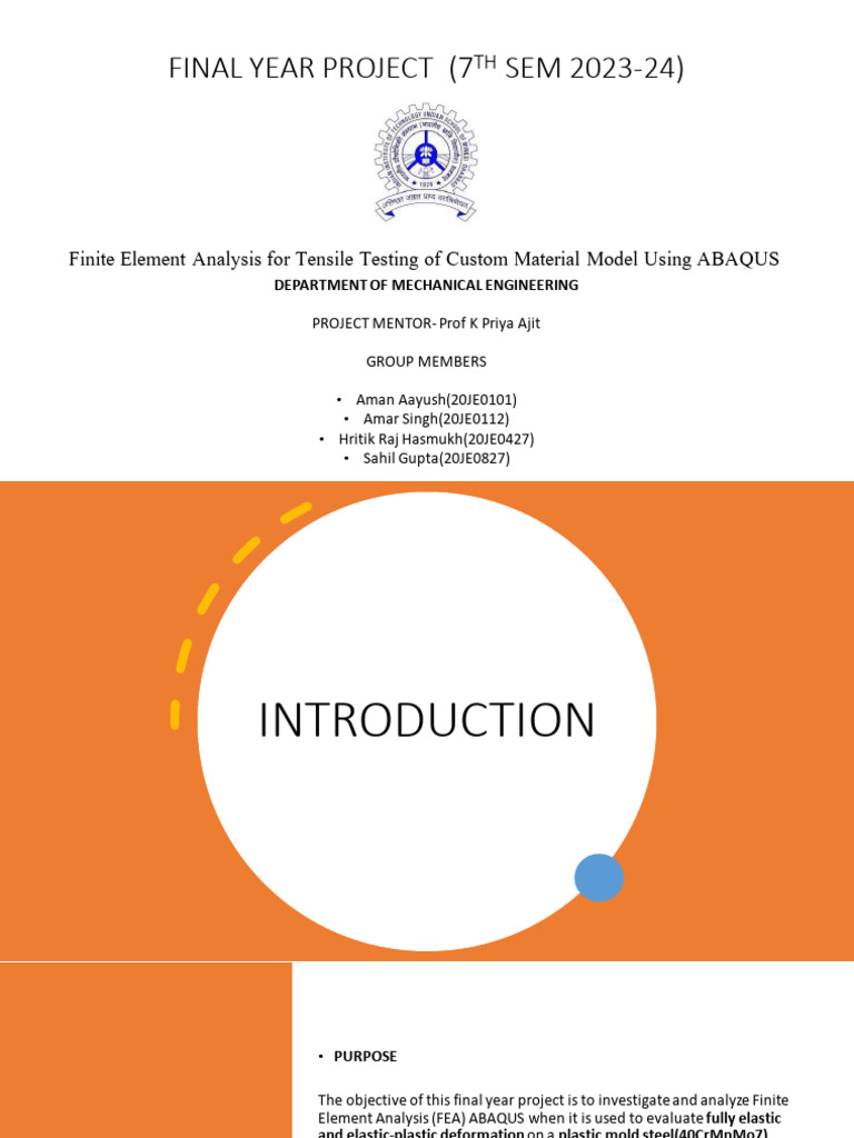 Project Report | PDF | Deformation (Engineering) | Yield (Engineering)