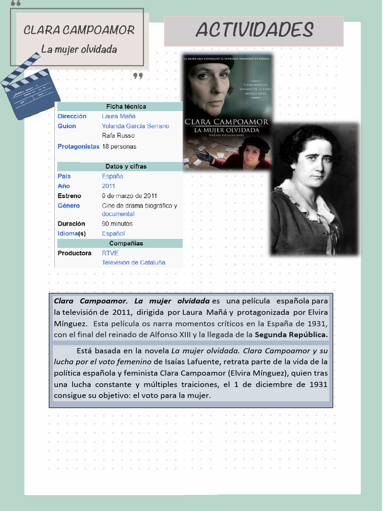 Clara Campoamor: La Lucha por el Voto | PDF | Votación | Mujer