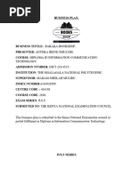 Business Plan Notes in Full | PDF | Business Plan | Strategic Management