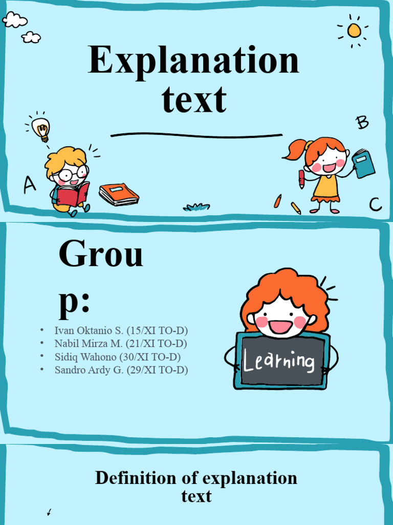 Explanation Text Pdf