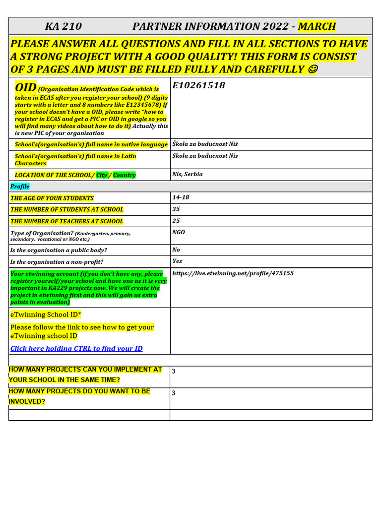 PATNER INFO FORM KA210 2022 Media For Democracy No Democracy Without ...