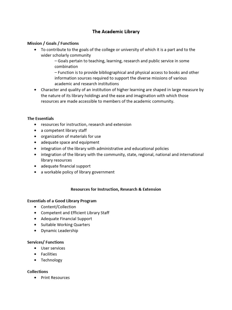 Administration Of Academic Library PDF Libraries Microform