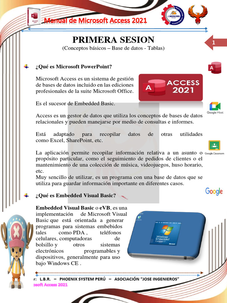 Contenido Manual de Microsoft Access 2021 Plantilla-Libro-17x24 | Descargar gratis PDF | Tabla ...