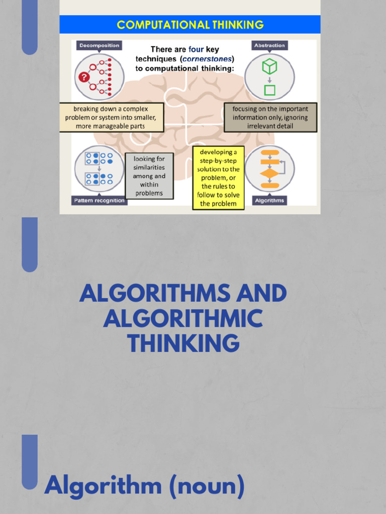 Algorithms and Algorithmic Thinking | PDF | Computers | Technology & Engineering