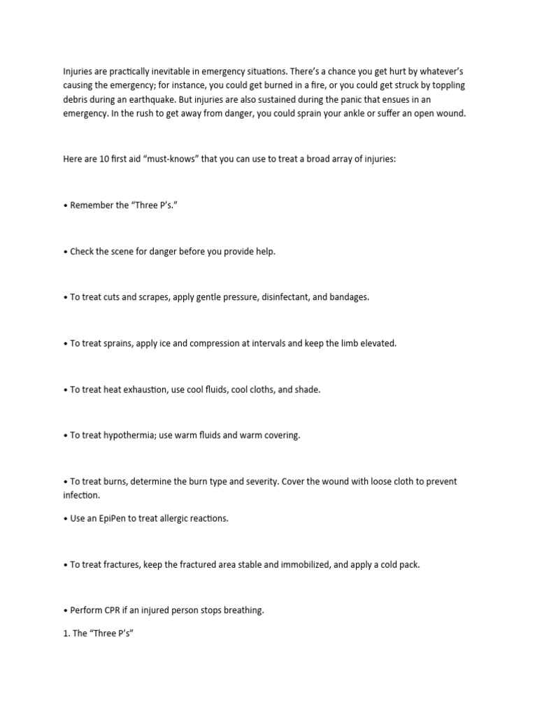 Class 7 Science First Aid | PDF | Burn | Hyperthermia