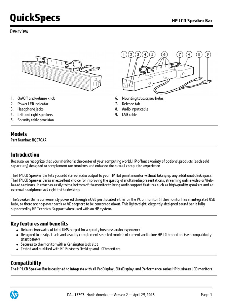 Quickspecs: Models | PDF