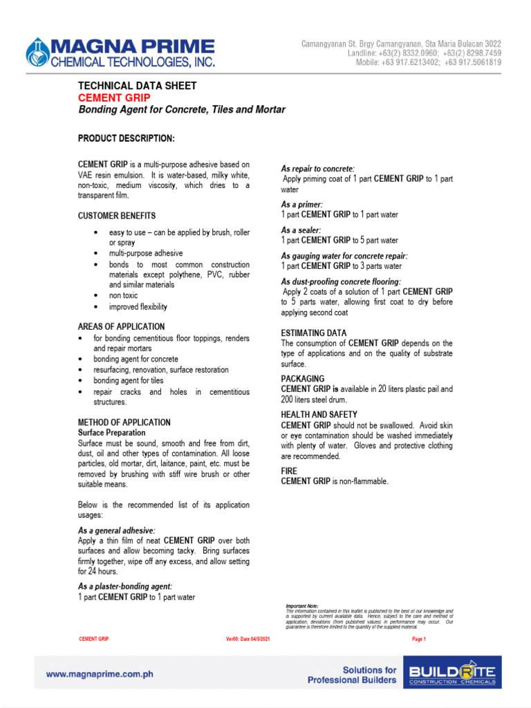 CEMENT Buildrite | Download Free PDF | Concrete | Cement