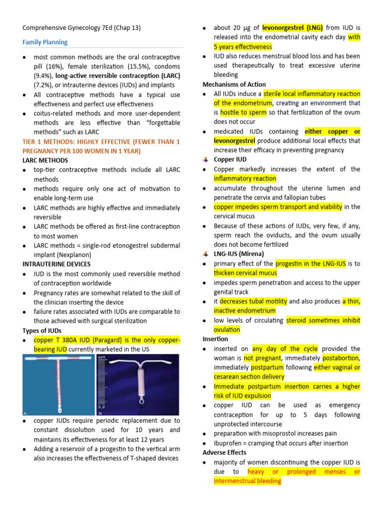 Family Planning Pdf Birth Control Menstrual Cycle
