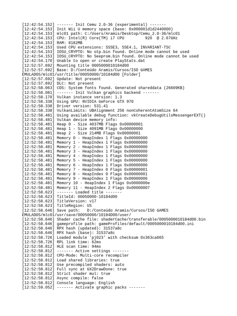 Log | PDF | Computer Hardware | Computing