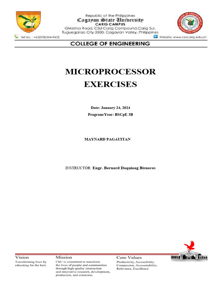 MICROPROCESSOR | PDF | Microcontroller | Simulation MICROPROCESSOR | PDF | Microcontroller | Simulation