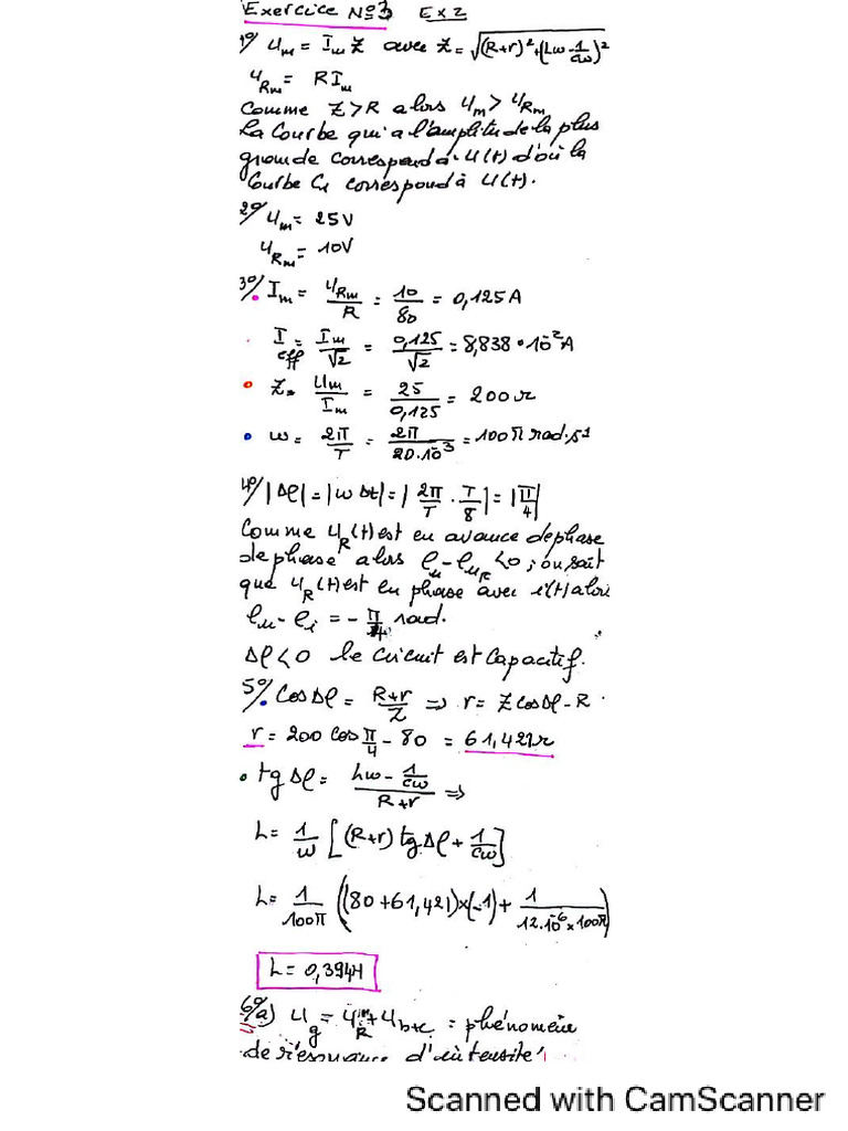 Correction Serie 2 Force | PDF