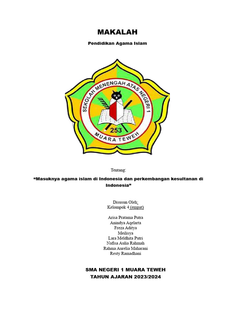 Makalah Agama X.3 Kel 4 | PDF