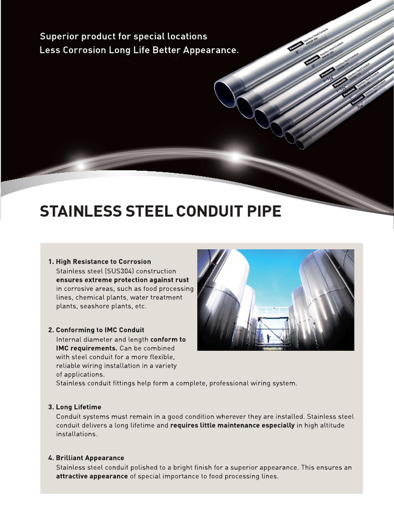 Catalogue Steel Conduit & Accessories Ex Panasonic | PDF