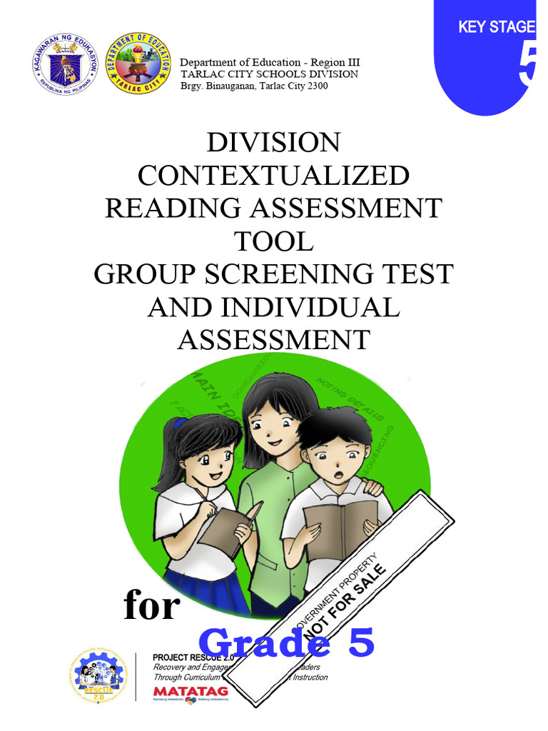 Grade 5 Reading Assessment Tool | PDF