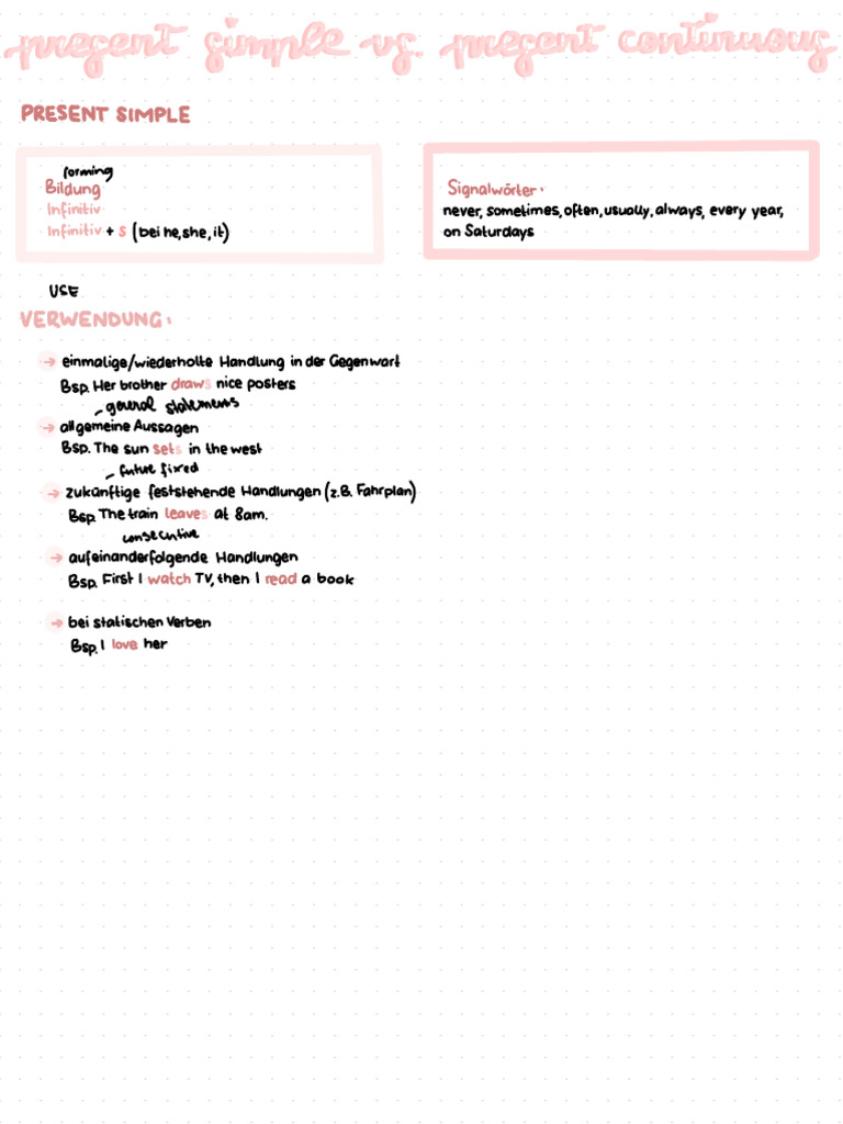 Present Simple vs. Present Continuous | PDF