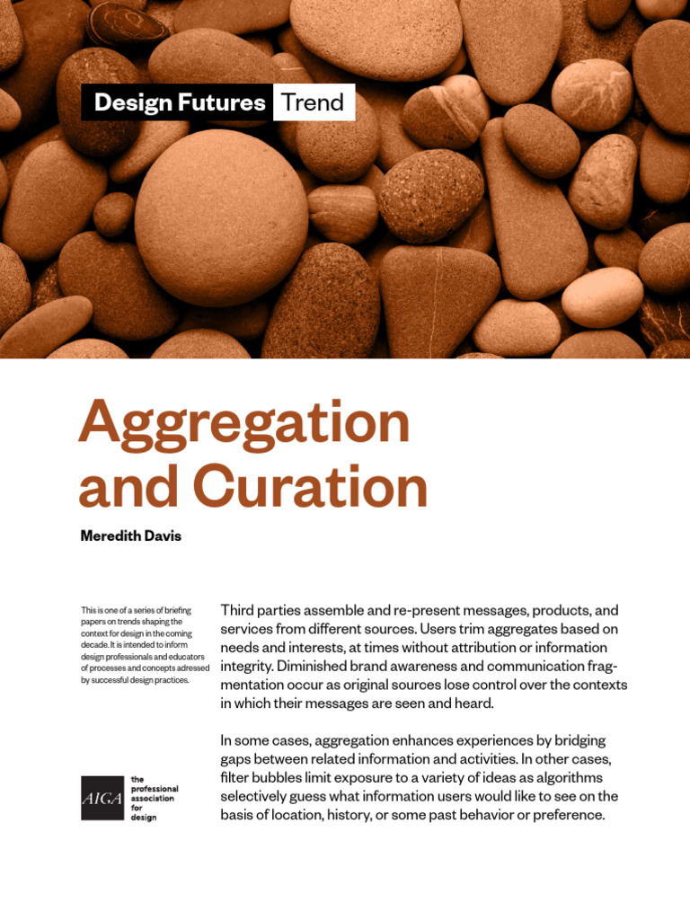 02 - Aggregation and Curation | Download Free PDF | Information | Community