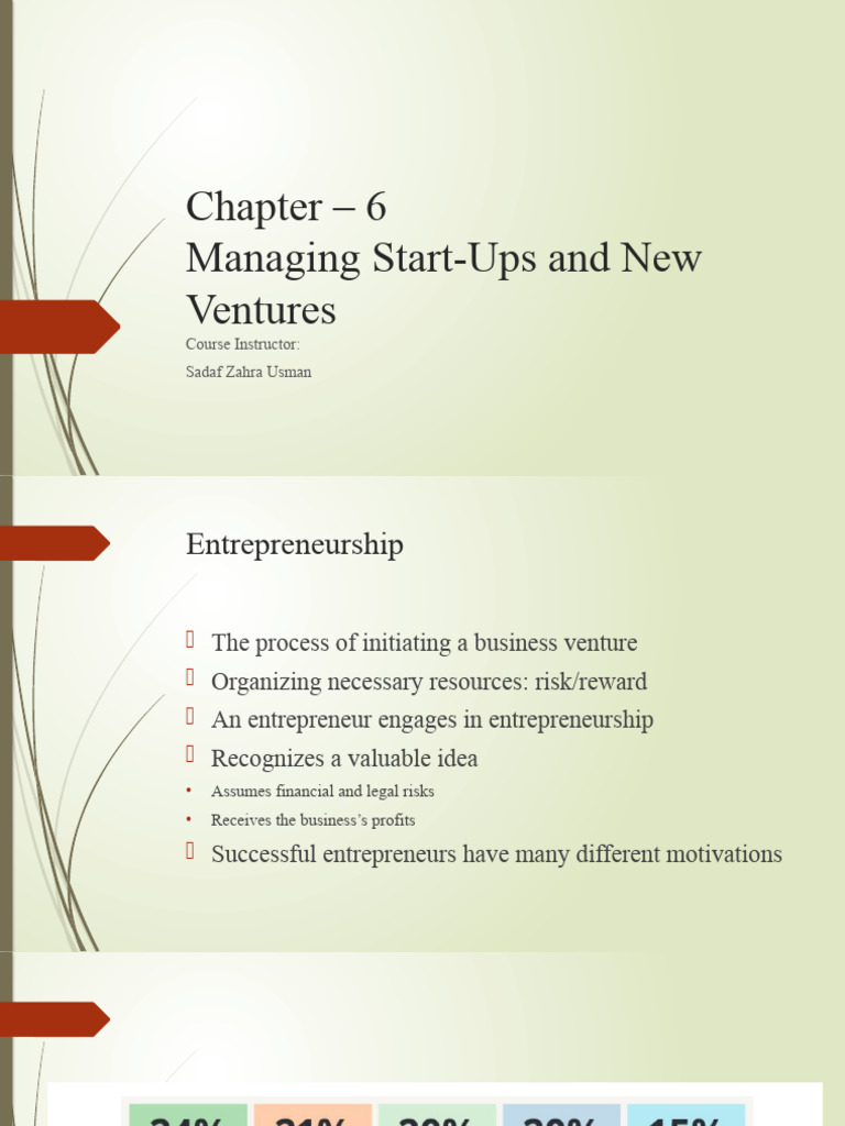 Chapter 6 | Download Free PDF | Entrepreneurship | Venture Capital