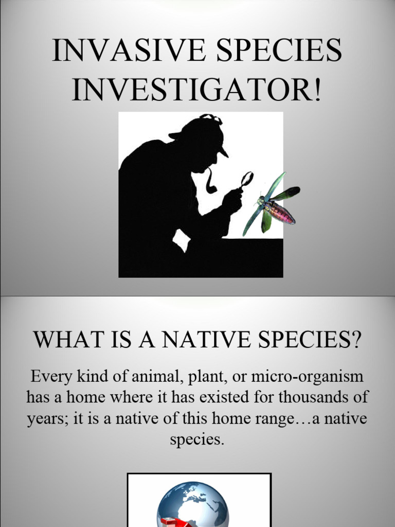 Invasive Species Fact Sheet | PDF | Invasive Species | Introduced Species