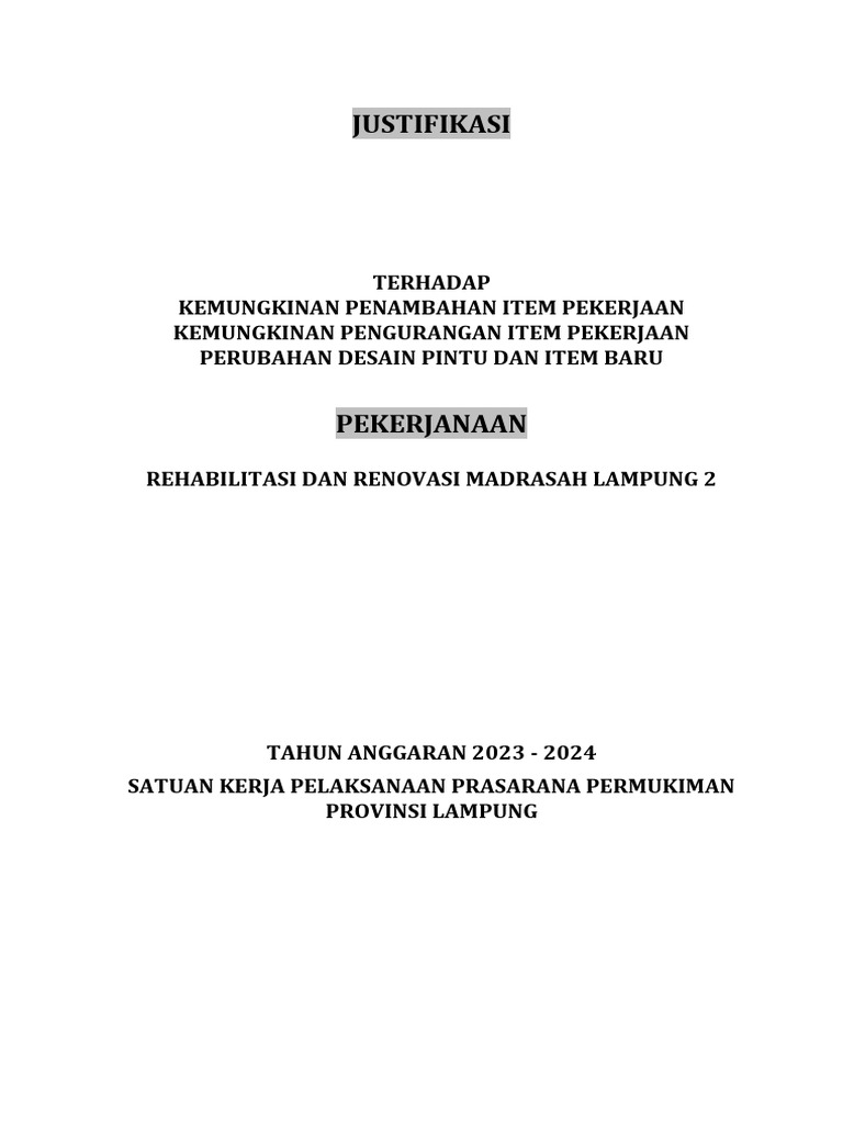 Justek Add 2 (Update) . | PDF | Teknologi & Rekayasa