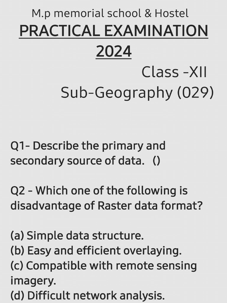 Questions Paper | PDF