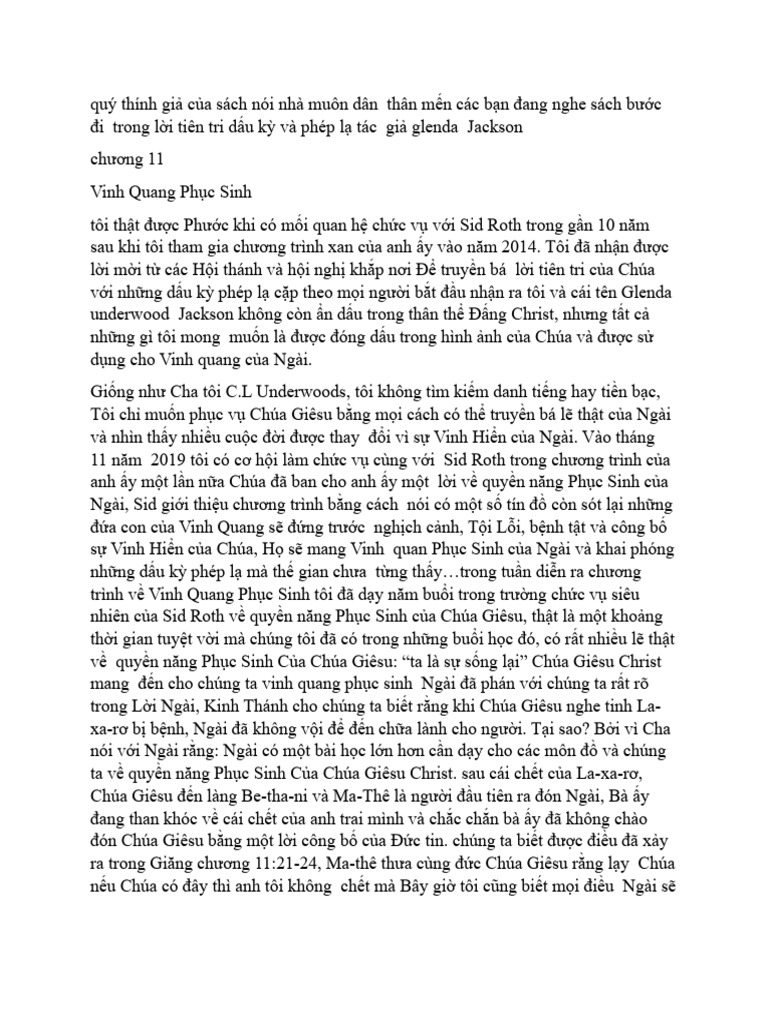 Chuong 11 Vinh Quang PH C Sinh | PDF