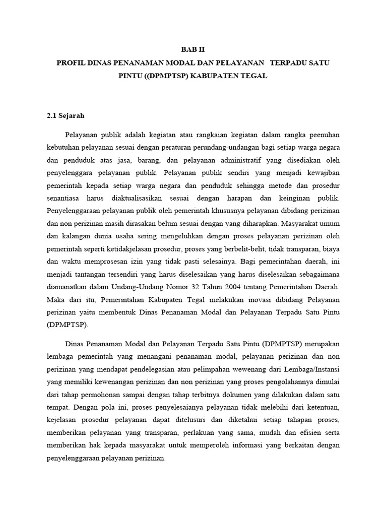 Bab Ii Profil - Ikm Fix | PDF