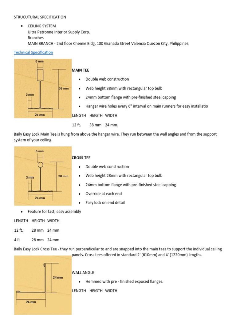 Specification For Prof Prac1 | PDF