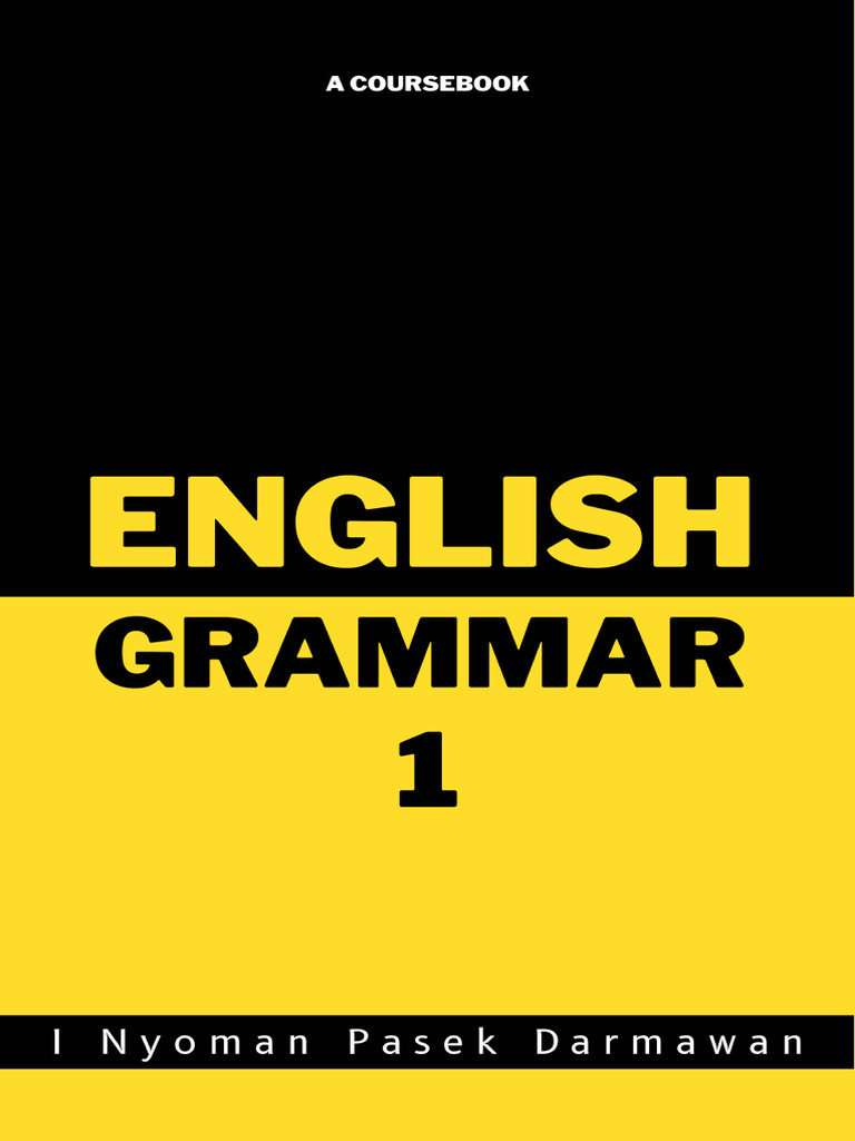 English Grammar 1 | PDF | Part Of Speech | Verb