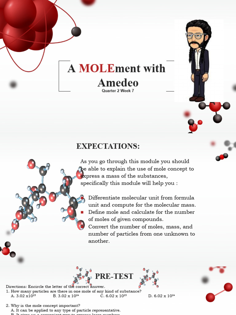 Understanding the Mole Concept in Chemistry | PDF | Mole (Unit) | Molecules
