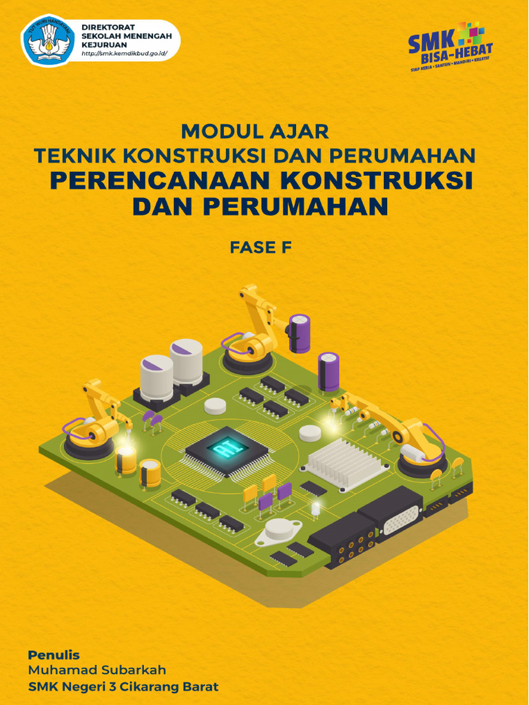 Modul Ajar Teknik Konstruksi Dan Perumahan - Perencanaan Konstruksi Dan Perumahan - Fase F | PDF