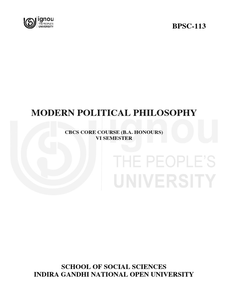 Block-1 (1) MPP | PDF | Age Of Enlightenment | Empiricism