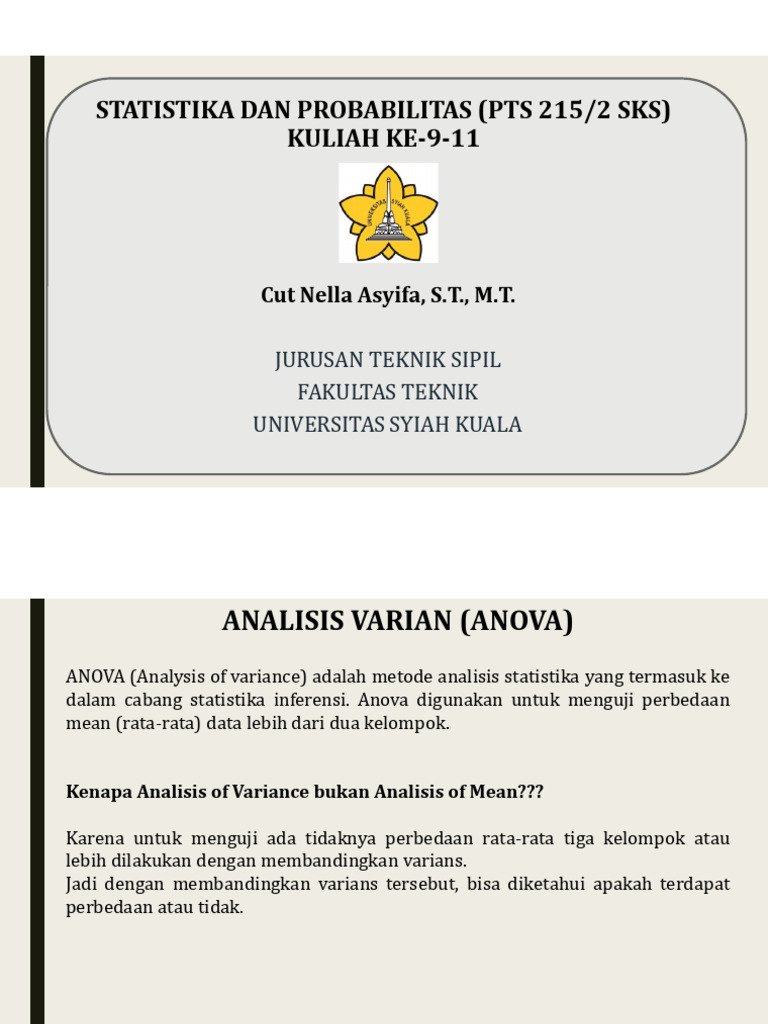 Statistika Dan Probabilitas - 9-11 | PDF | Metode & Bahan Ajar | Sains ...