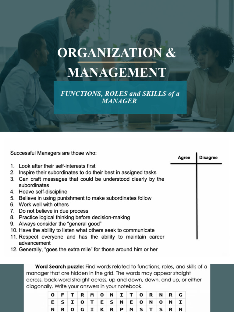 Managerial Roles and Skills Guide | PDF | Career & Growth | Business