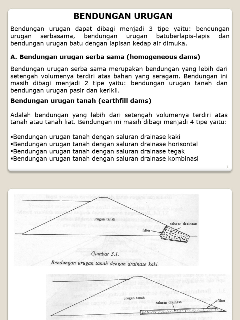 Bendungan Urugan | PDF