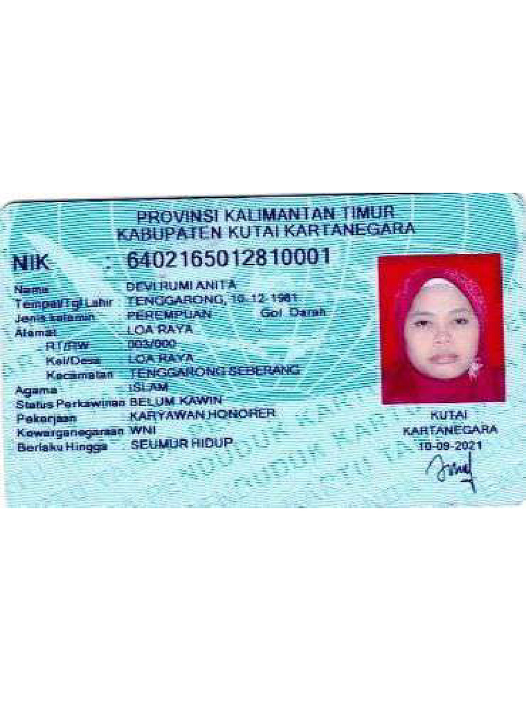 KTP Devi Rumi Anita | PDF