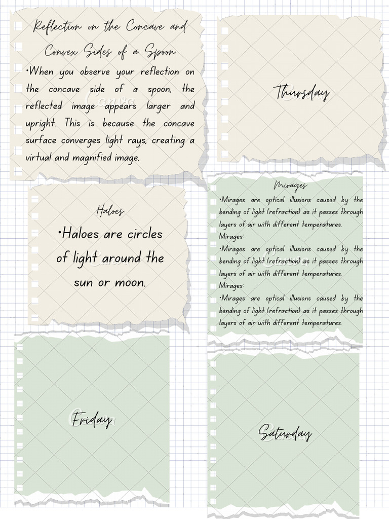 Reflection On The Concave and Convex Sides of A Spoon | PDF | Rainbow ...