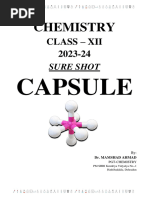 Class 12 Chemistry Formula Sheet | PDF